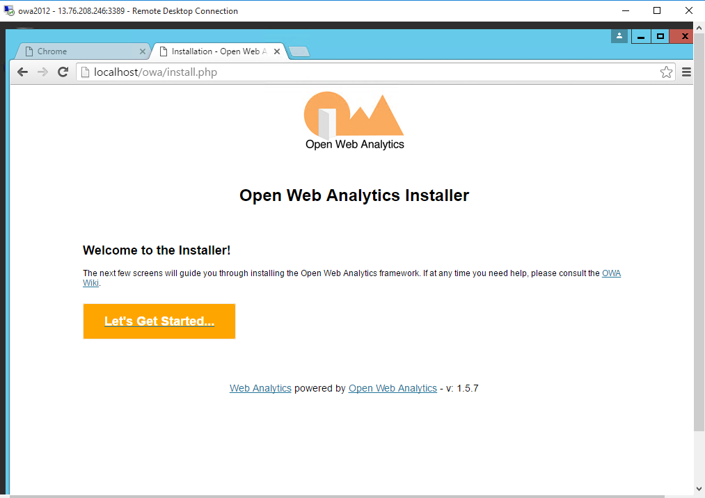 Open Web Analytics (OWA) on Cloud ( AWS / Azure / Google Cloud)