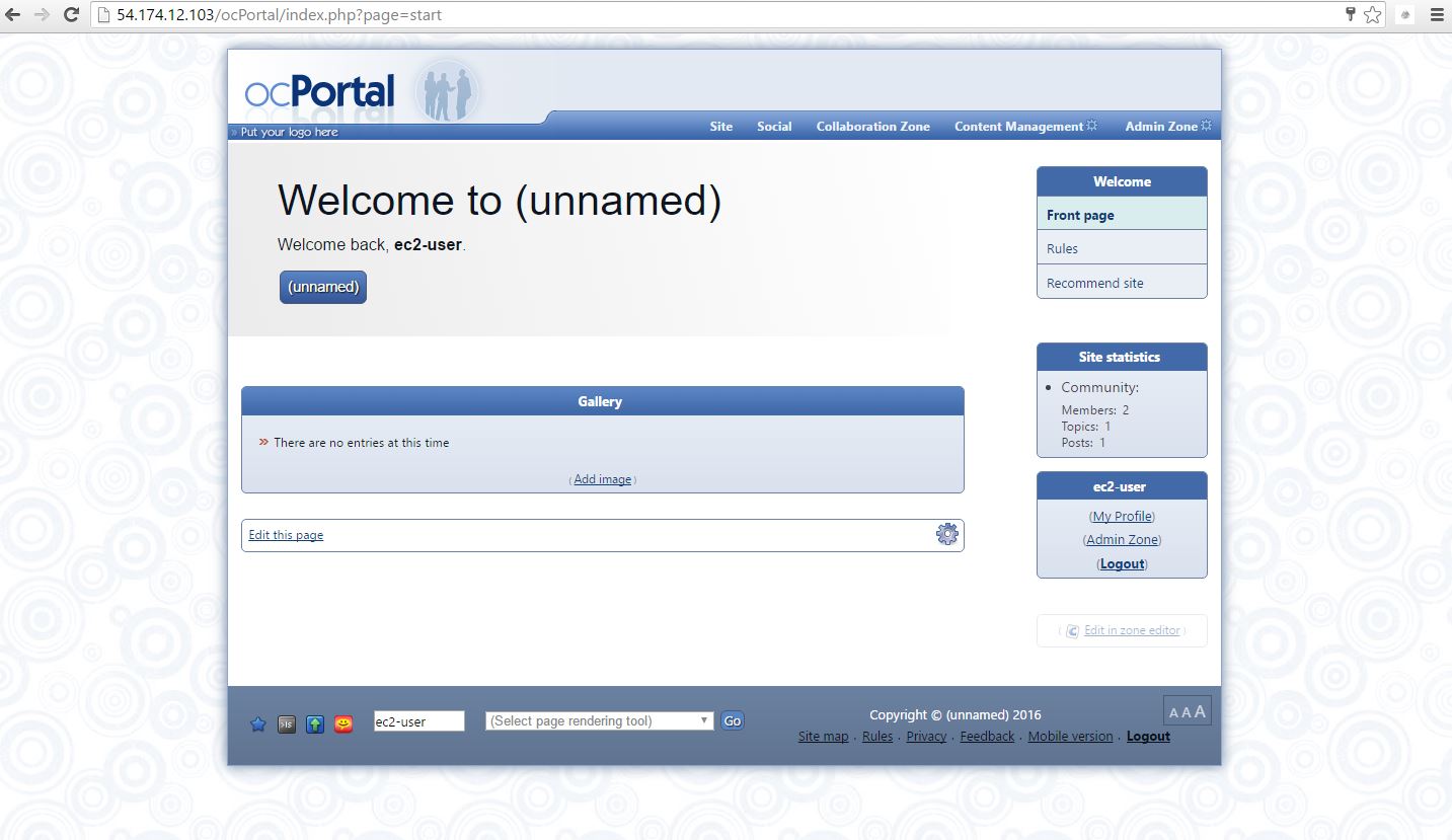 ocPortal on Cloud ( AWS / Azure / Google Cloud)