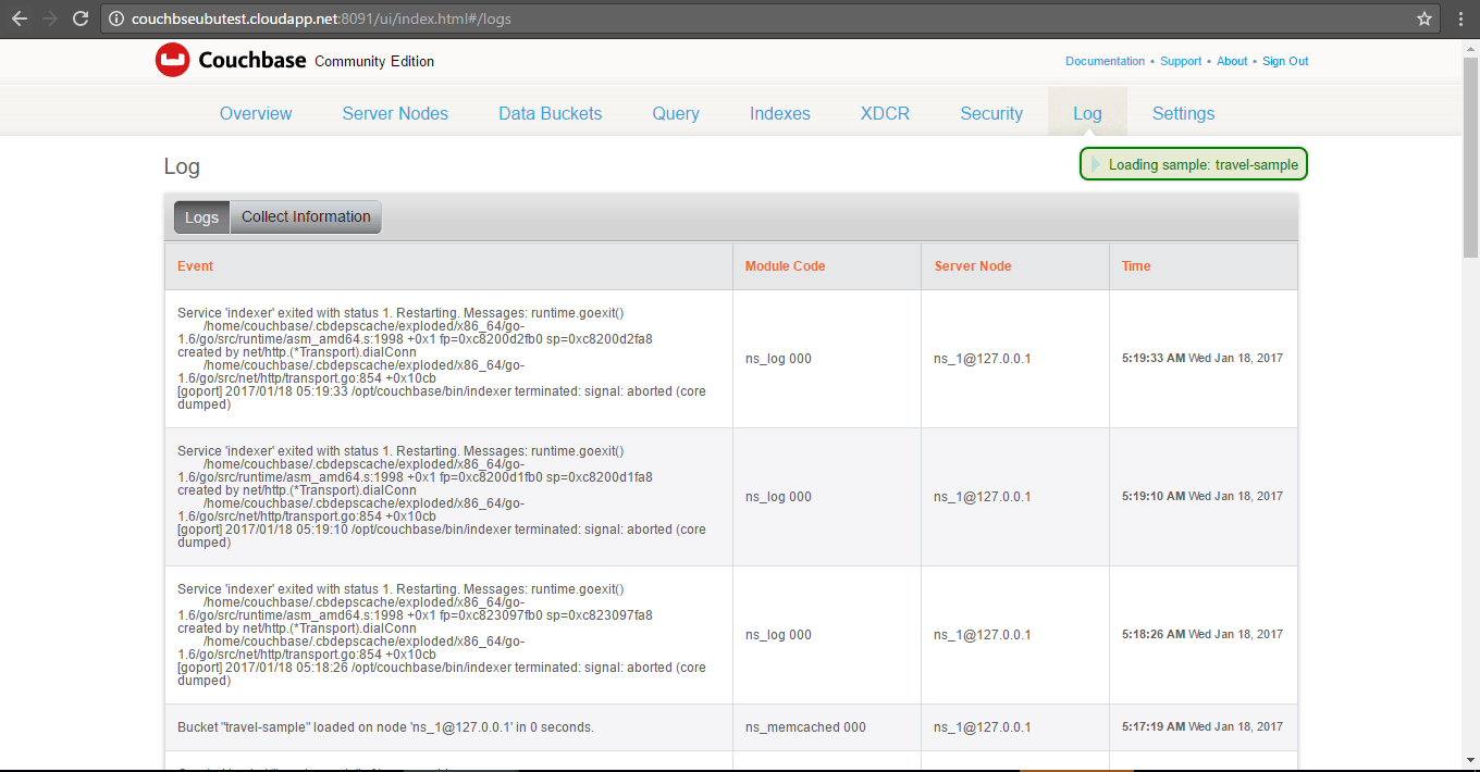 Couchbase Server in Cognosys with Azure and AWS on Cloud