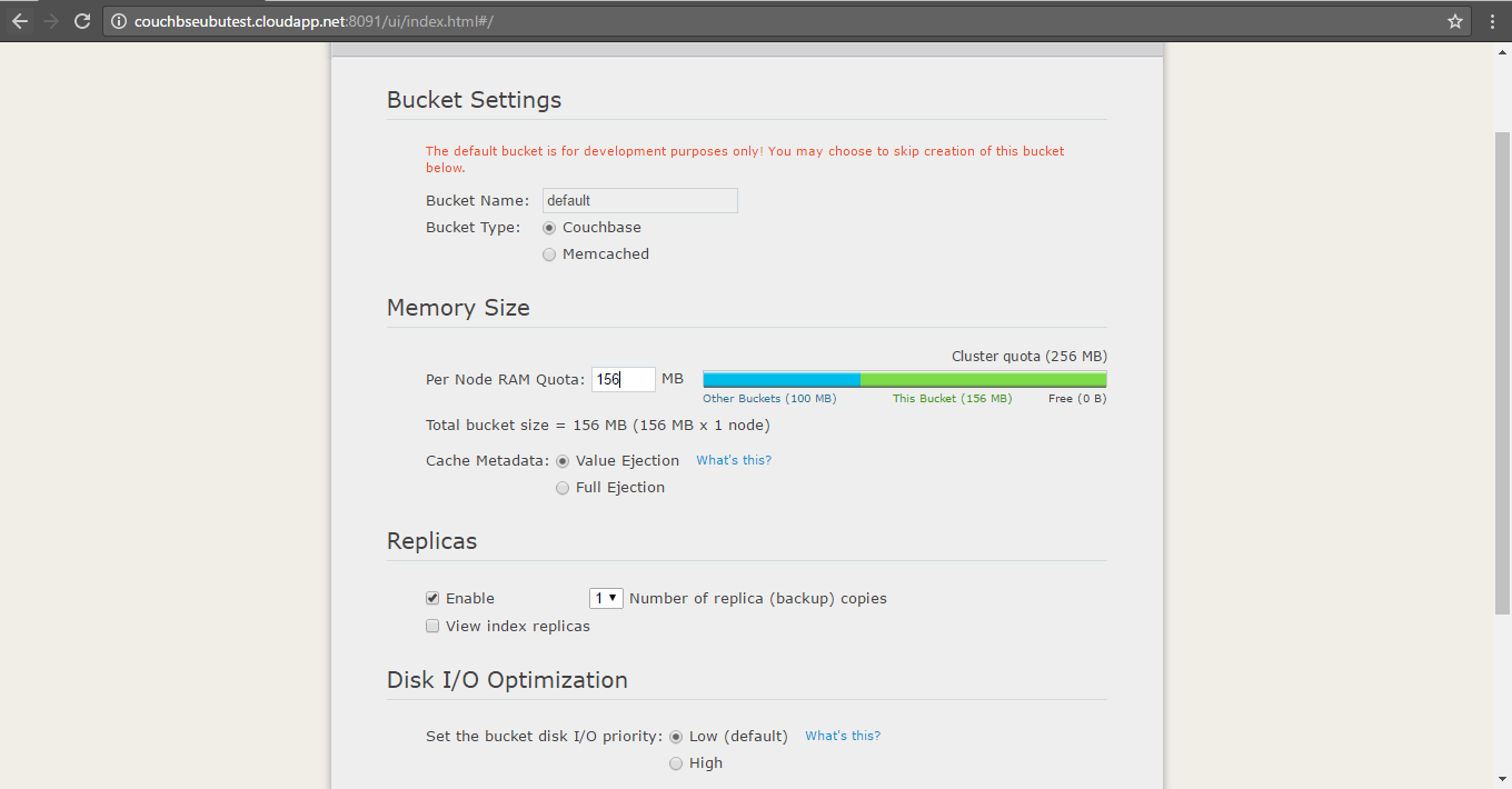 Couchbase Server in Cognosys with Azure and AWS on Cloud