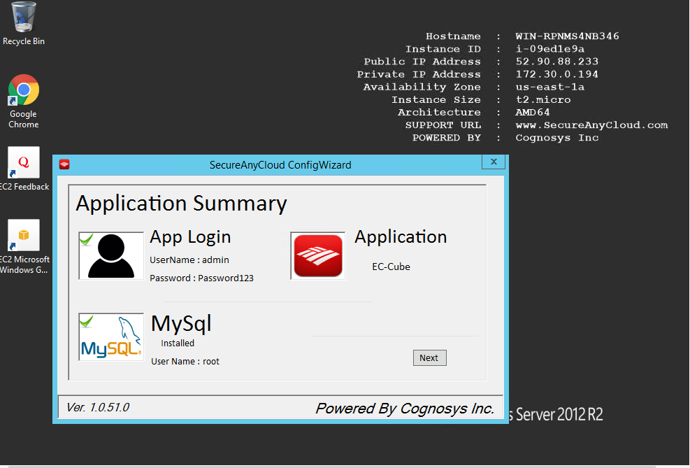 EC-Cube in Cognosys with Azure and AWS on Cloud
