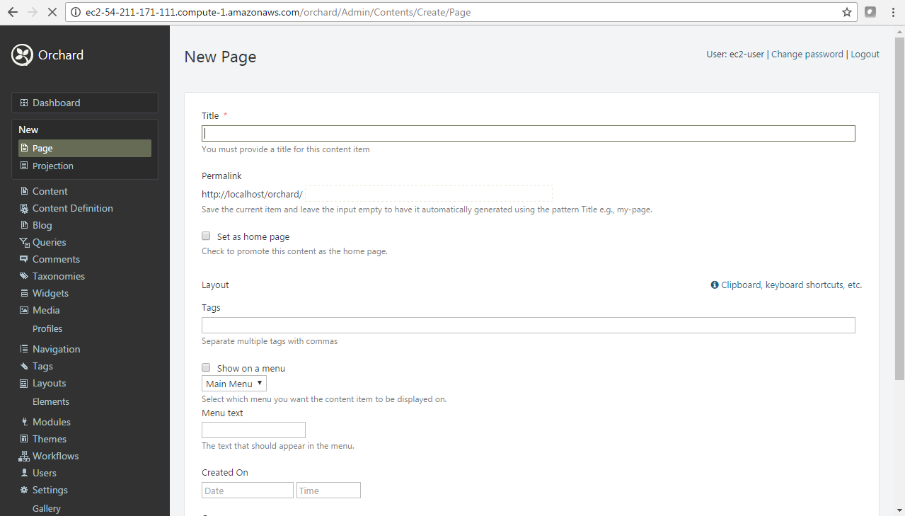 Orchard CMS on Cloud ( AWS / Azure / Google Cloud)
