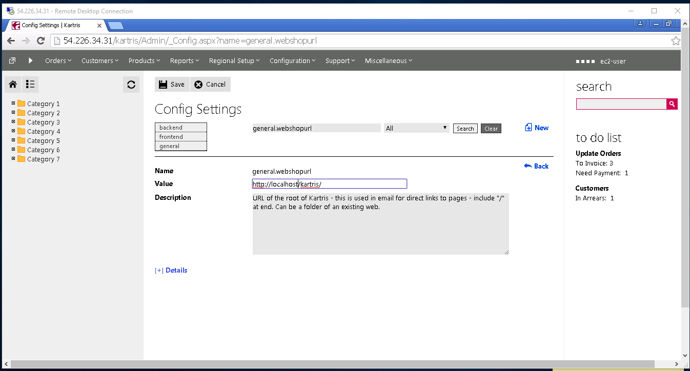 Kartris in Cognosys with Azure and AWS on Cloud