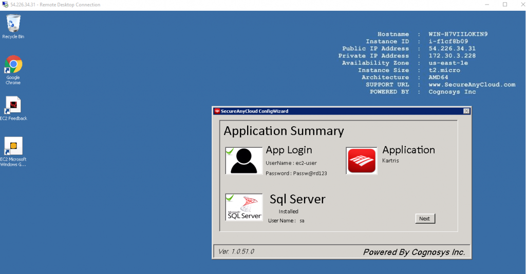 Kartris in Cognosys with Azure and AWS on Cloud