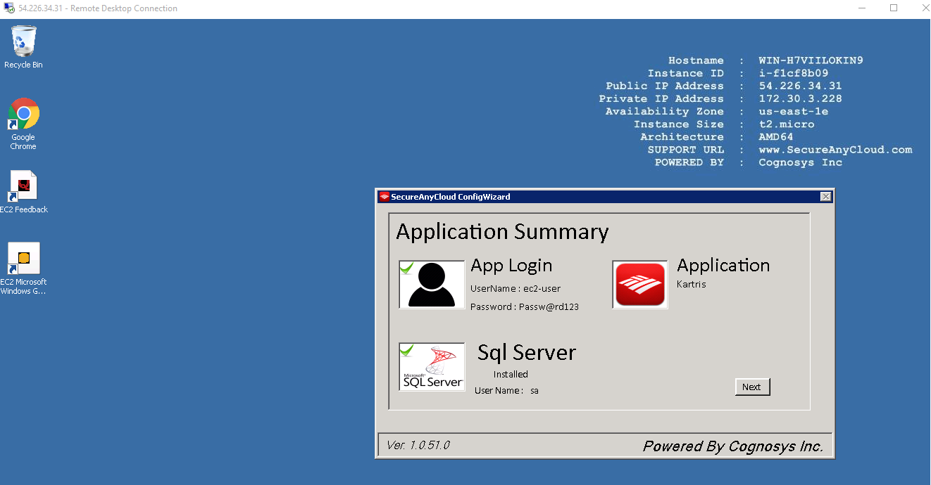 Kartris in Cognosys with Azure and AWS on Cloud
