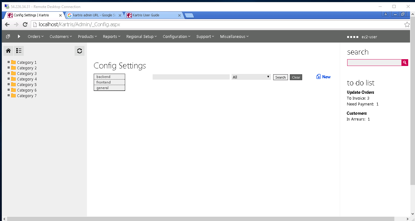 Kartris in Cognosys with Azure and AWS on Cloud