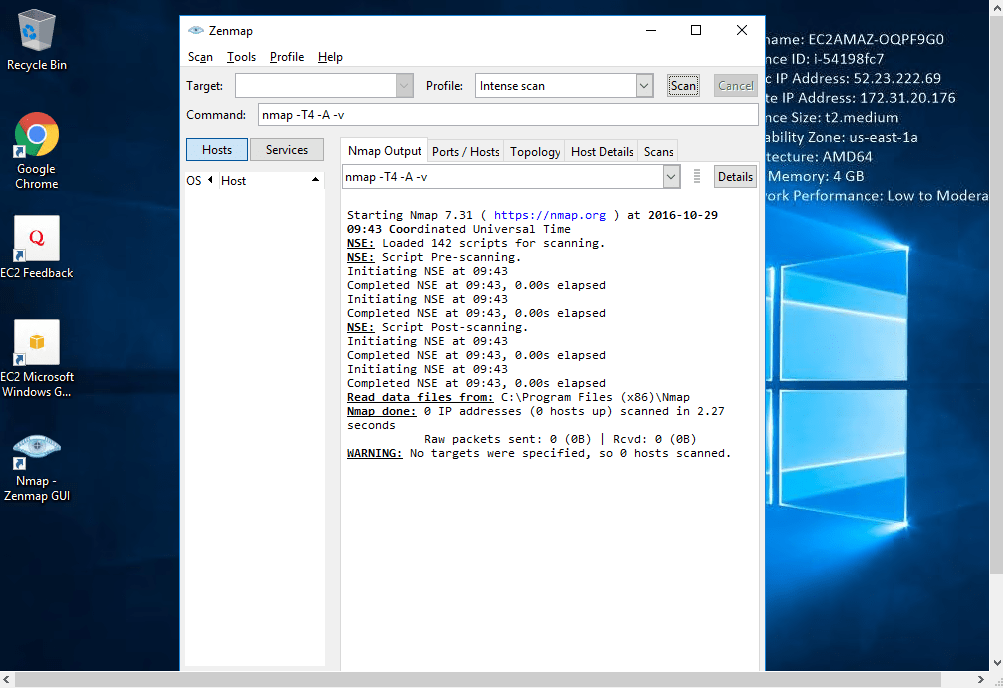 Zenmap in Cognosys with Azure and AWS on Cloud