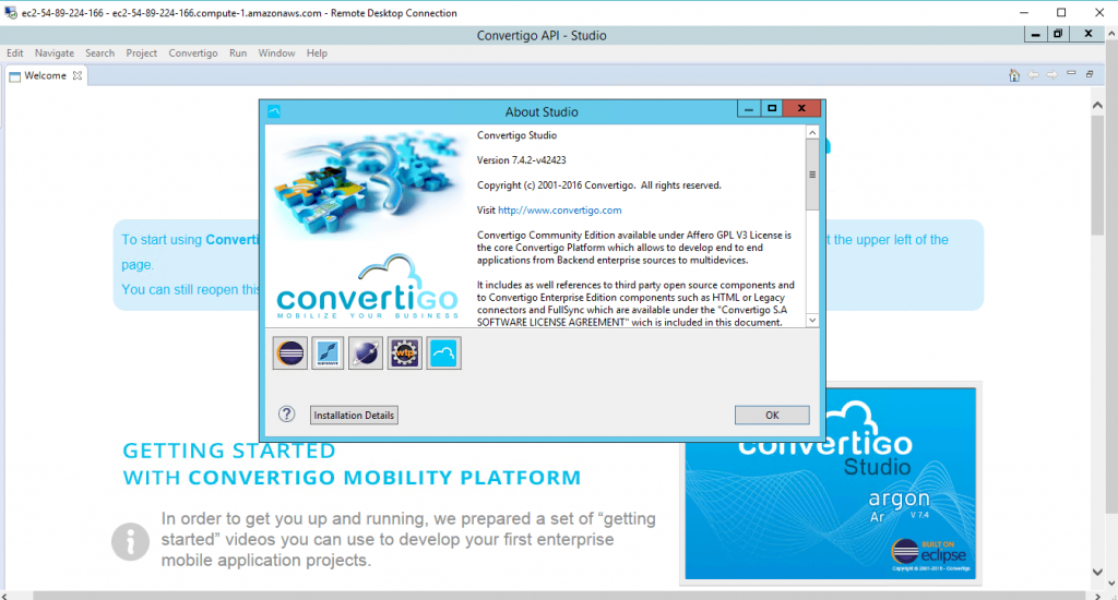 Convertigo on Cloud( AWS/Azure/Google Cloud )