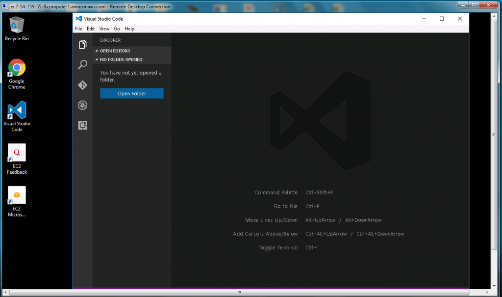 Visual Studio Code on Cloud( AWS/Azure/Google Cloud )