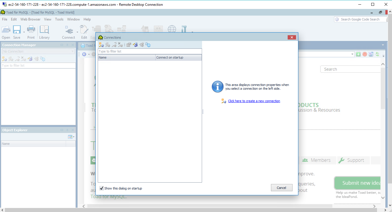 Toad for MYSQL on cloud | Secure Any Cloud