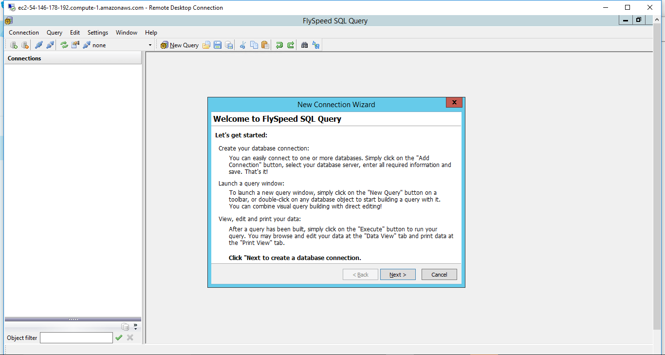 FlySpeed SQL Query on Cloud ( AWS/Azure/Google Cloud )