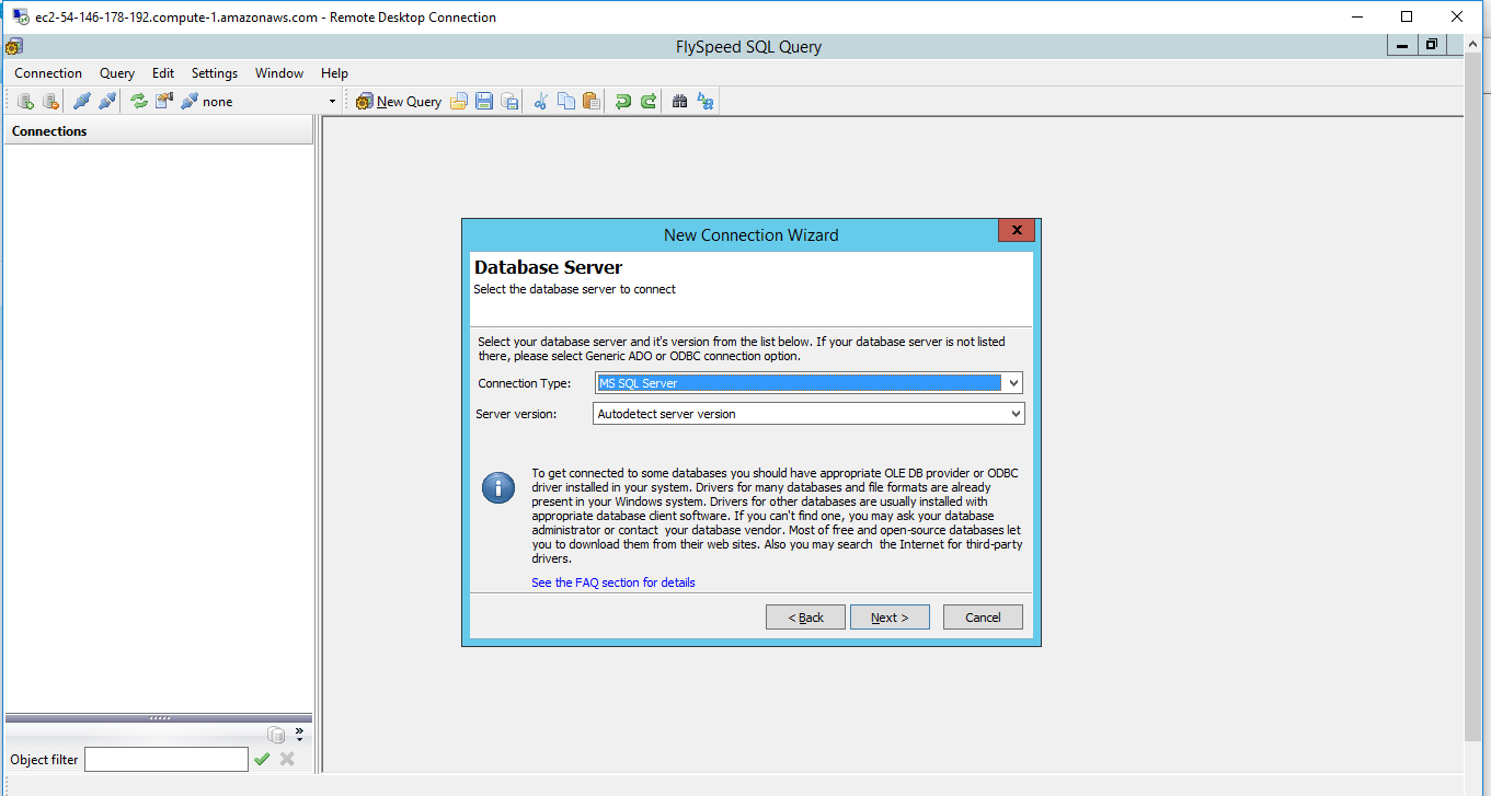 FlySpeed SQL Query on Cloud ( AWS/Azure/Google Cloud )