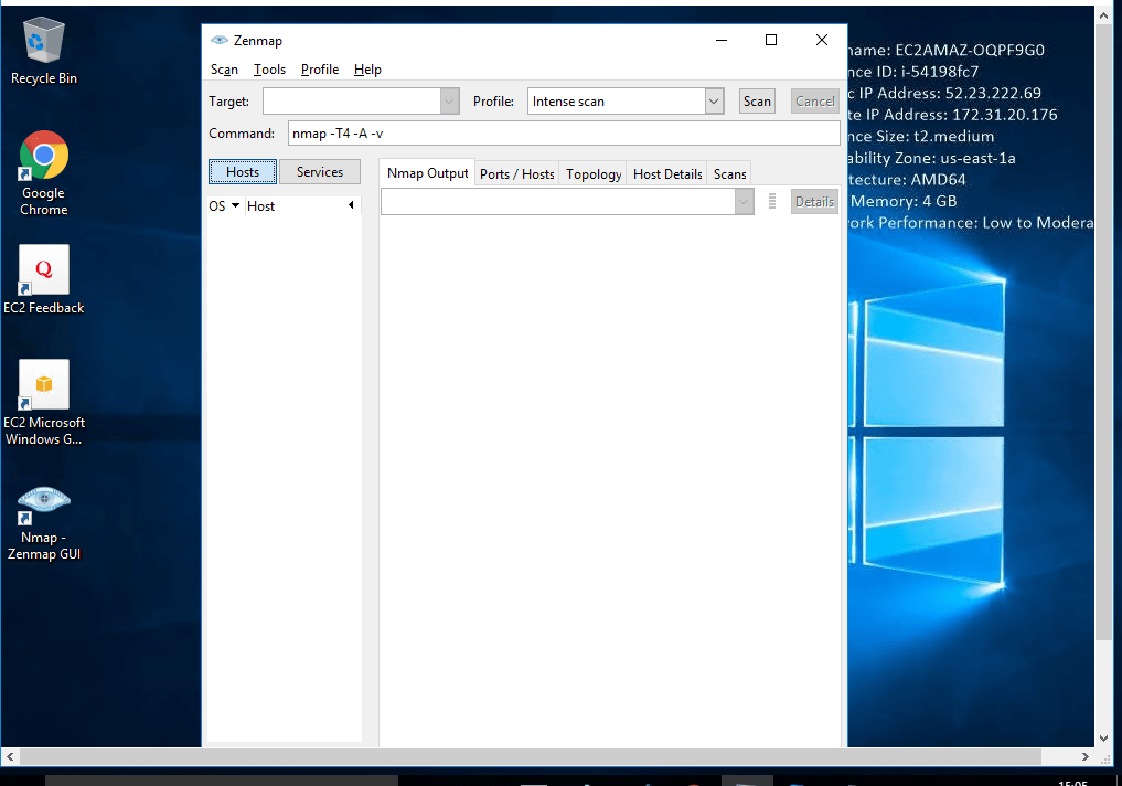 Zenmap in Cognosys with Azure and AWS on Cloud