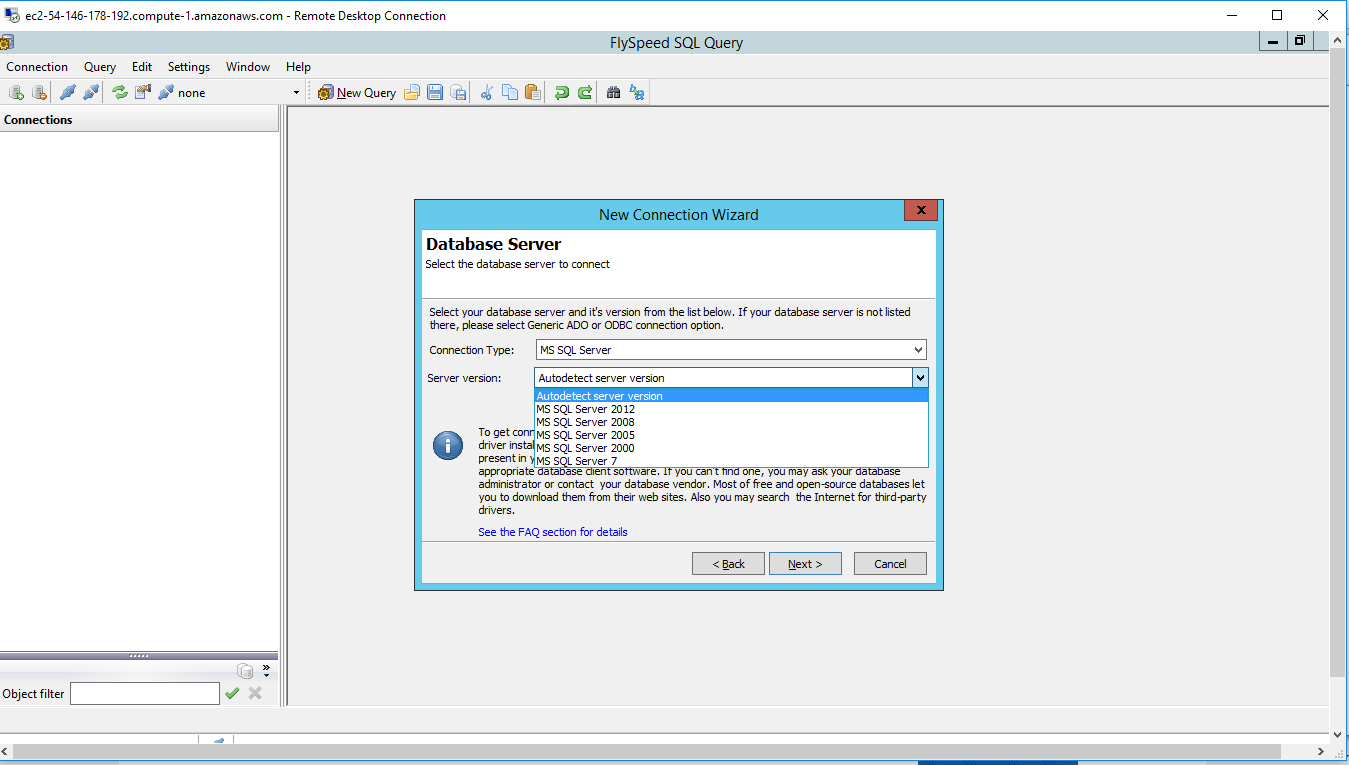 FlySpeed SQL Query on Cloud ( AWS/Azure/Google Cloud )