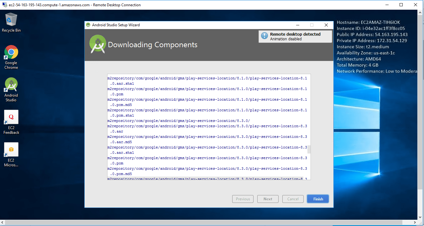 Android Studio on cloud in Cognosys with Azure and AWS on Cloud