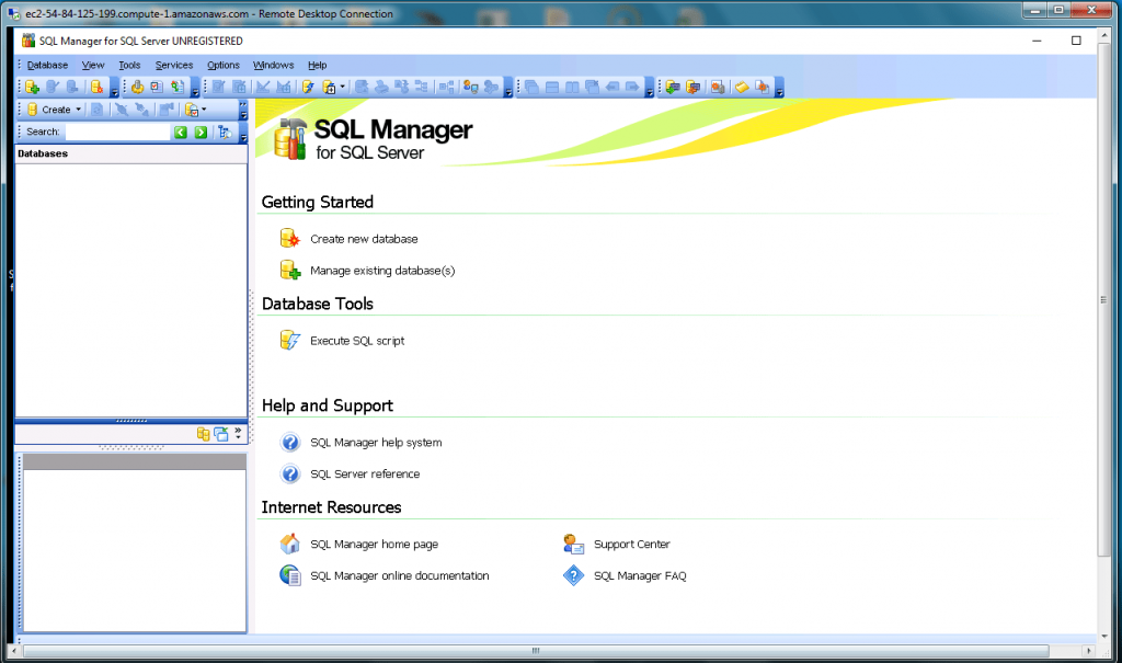 EMS SQL Manager for SQL Server on Cloud( AWS/Azure/Google Cloud )