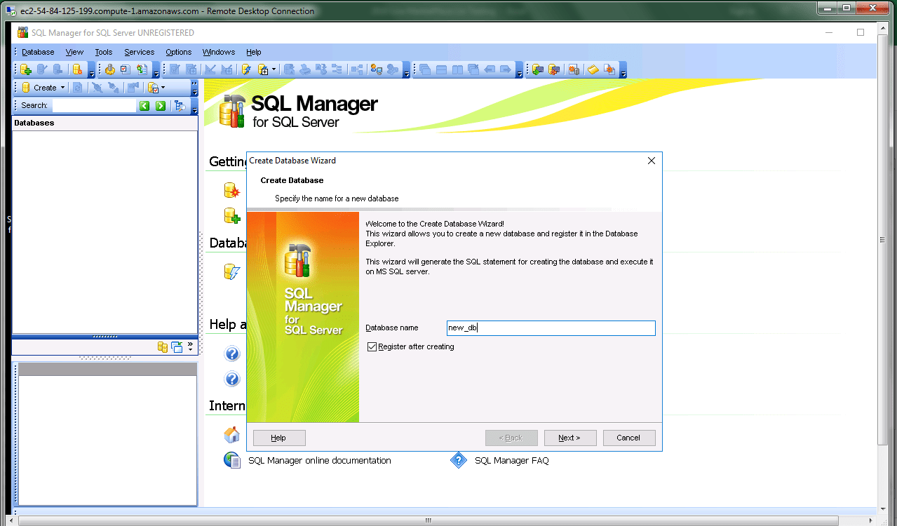EMS SQL Manager for SQL Server on Cloud( AWS/Azure/Google Cloud )