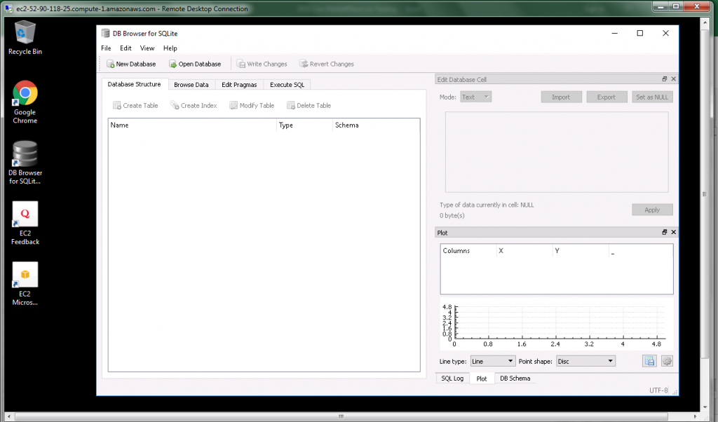 SQLite Database Browser on cloud ( AWS/Azure/Google Cloud )