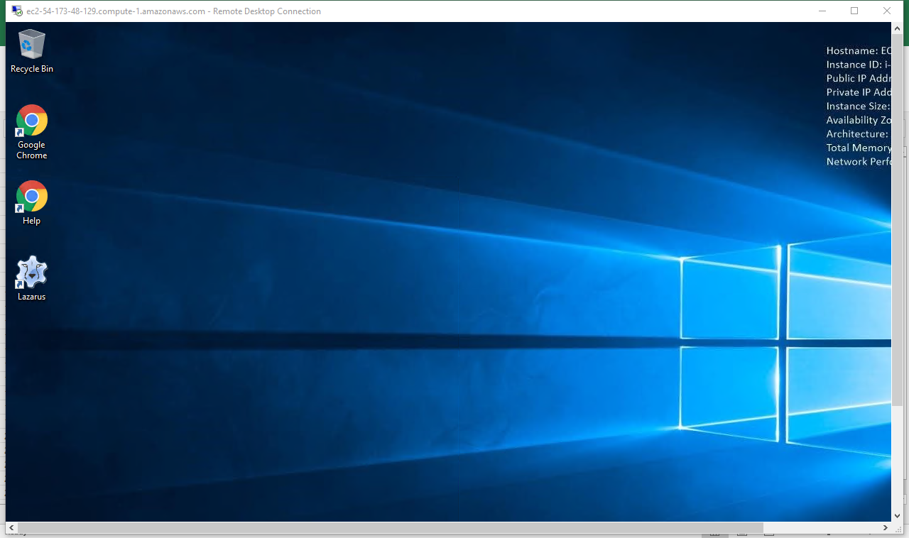 Lazarus on cloud with azure and AWS in Cognosys
