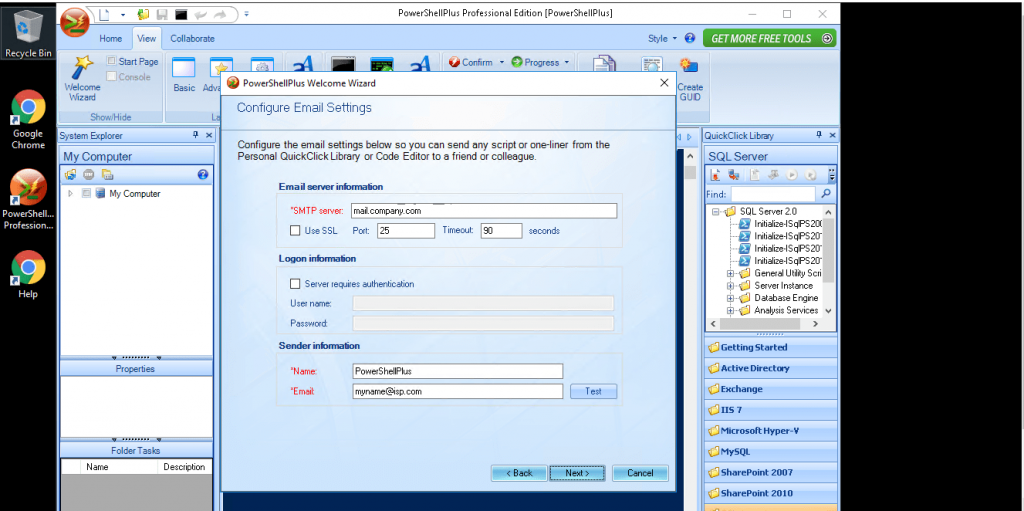 PowerShell Plus on cloud with Azure and AWS in Cognosys