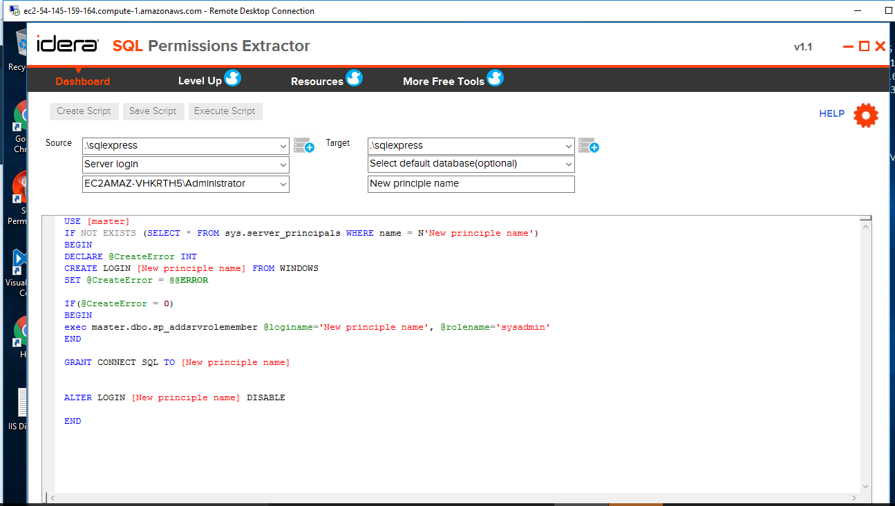 SQL Permissions Extractor on cloud | Secure Any Cloud