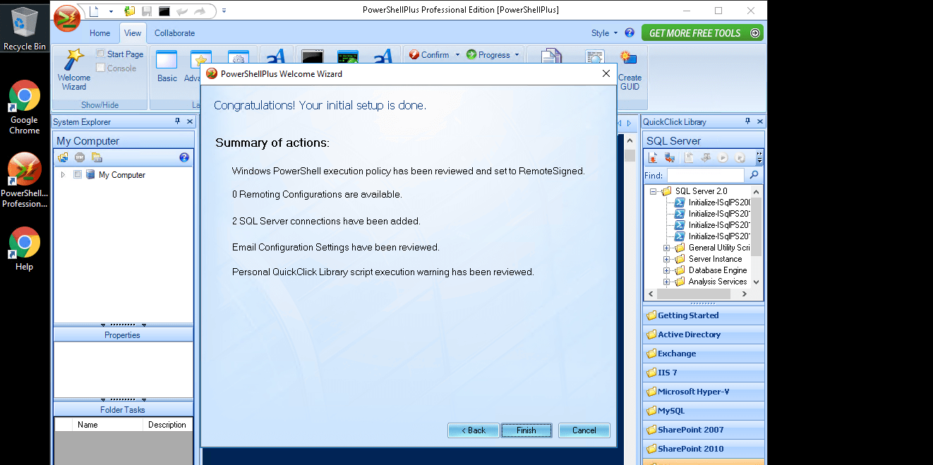 PowerShell Plus on cloud with Azure and AWS in Cognosys