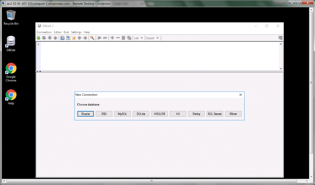 DBEdit on Cloud( AWS/Azure/Google Cloud )