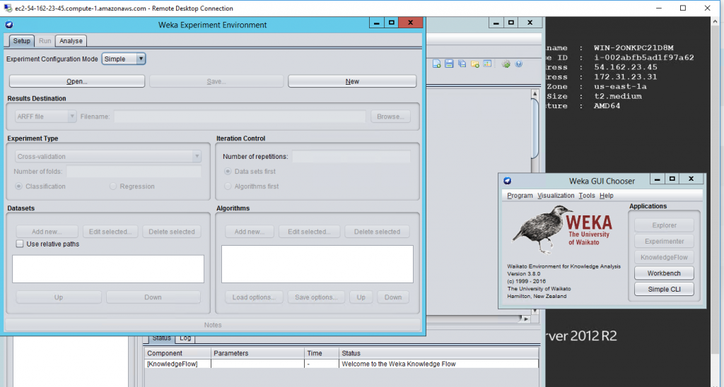 Weka on cloud with azure and AWS in Cognosys