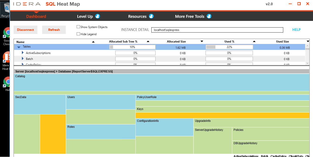 SQL Heat Map on cloud