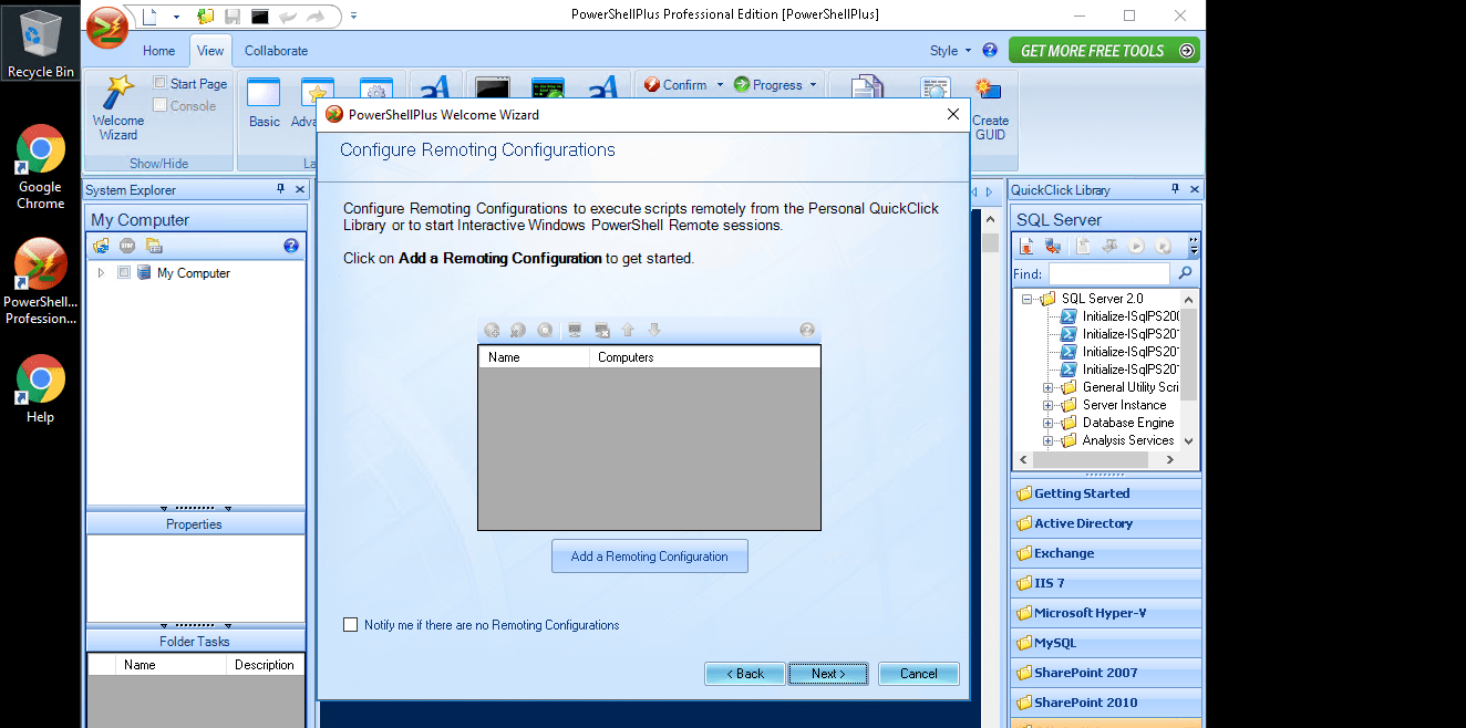 PowerShell Plus on cloud with Azure and AWS in Cognosys