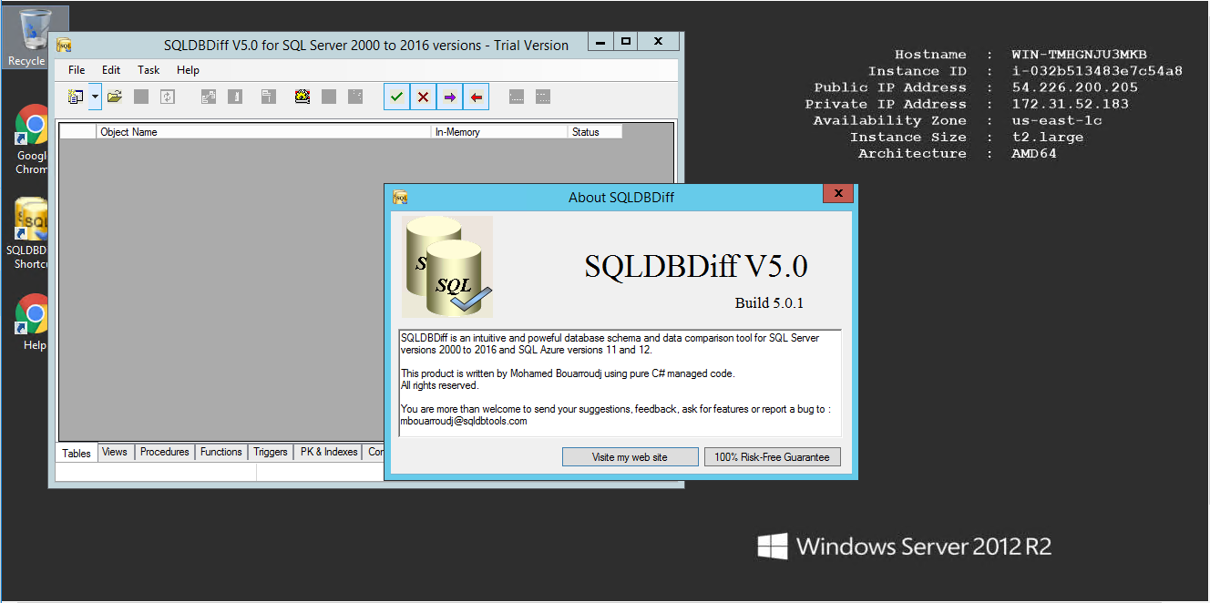 SQLDBDiff on cloud | Secure Any Cloud
