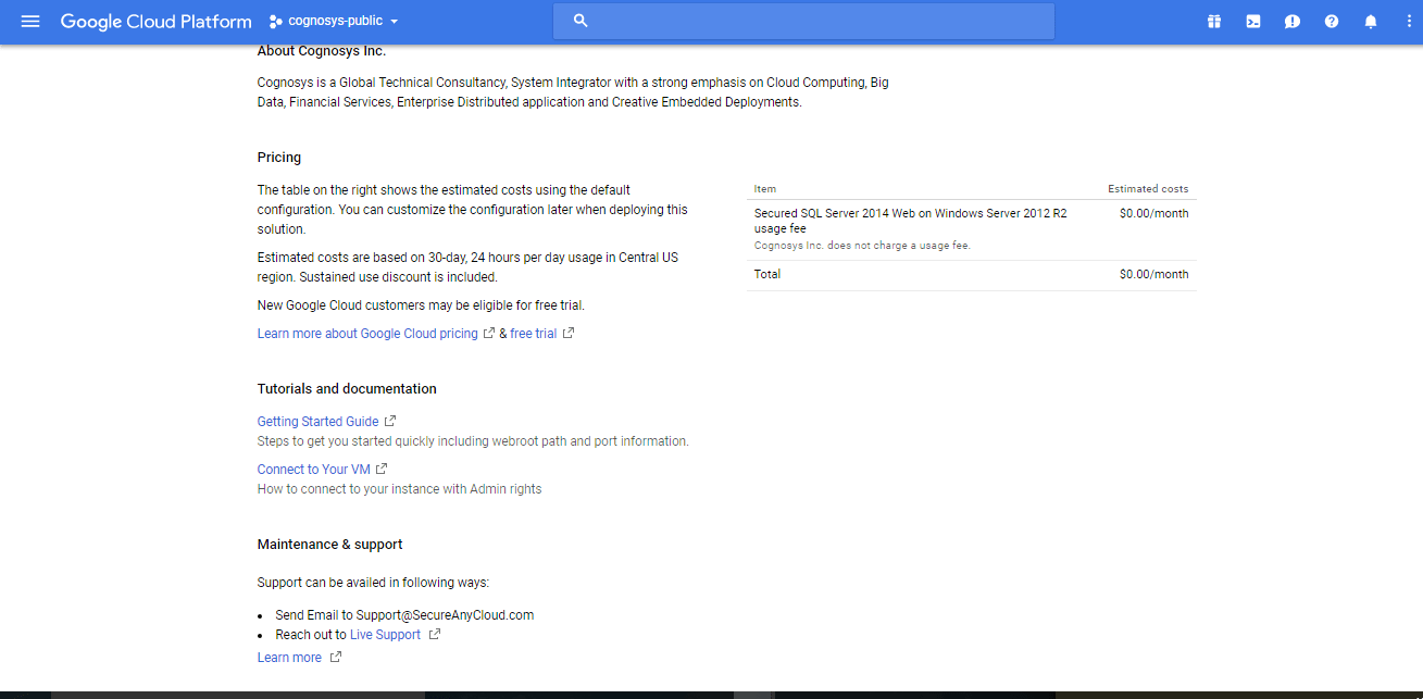 SQL Server 2014 on cloud ( AWS , Azure and Google Cloud )