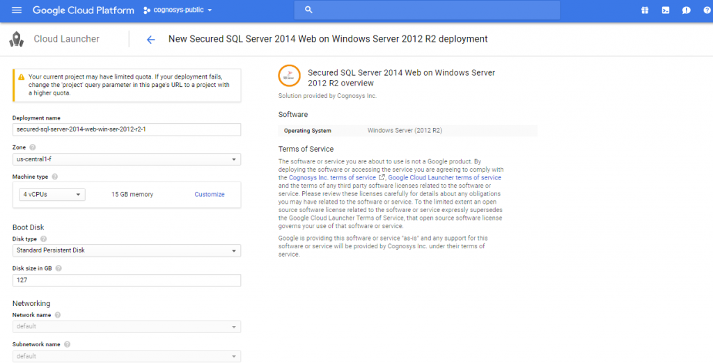 SQL Server 2014 on cloud ( AWS , Azure and Google Cloud )